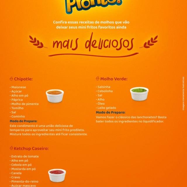 Mini Fritos | Gula Alimentos